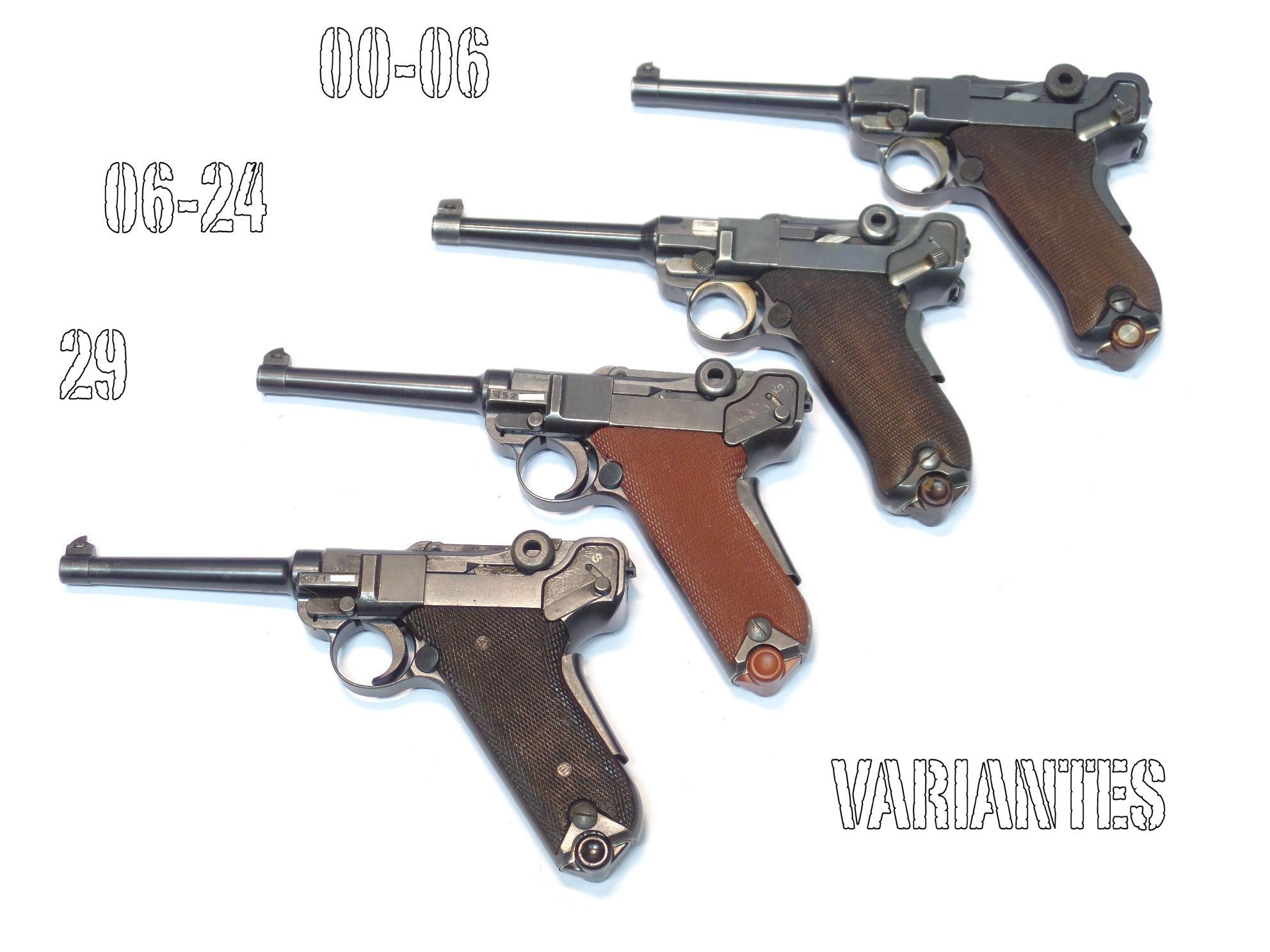 LUGER SUISSE Waffenfabrik Modèle 06-24 calibre 7.65 Para